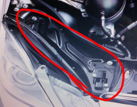 A2126200500 Рамка фары Mercedes | Запчасти на DRIVE2