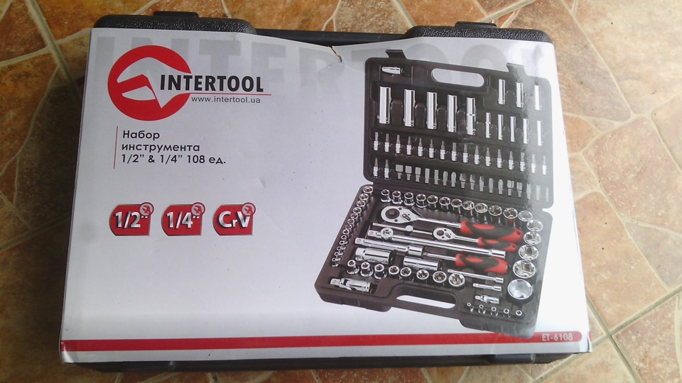 Набор инструментов Intertool — Hyundai Accent (3G), 1,5 л, 2007 года | аксессуары | DRIVE2