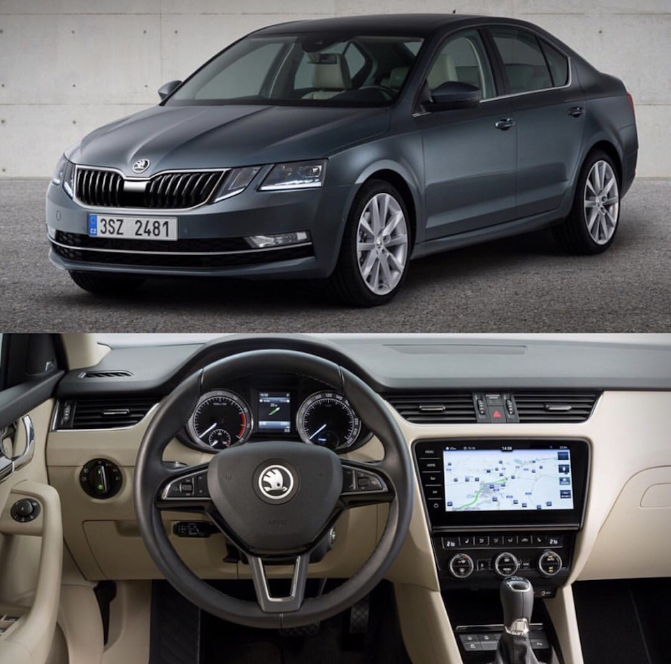 Octavia facelift — DRIVE2