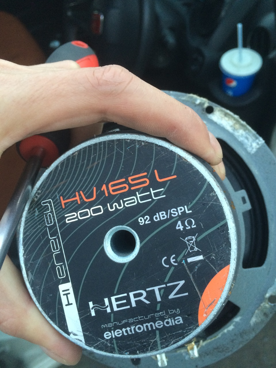 2.5 полосный фронт. vol9 HERTZ HV 165 L — Honda Fit (2G), 1,5 л, 2011 года | автозвук | DRIVE2