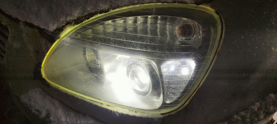 Bi led 3х дюймовые линзы в фару газель бизнес — ГАЗ Газель, 7 л, 1995 ...