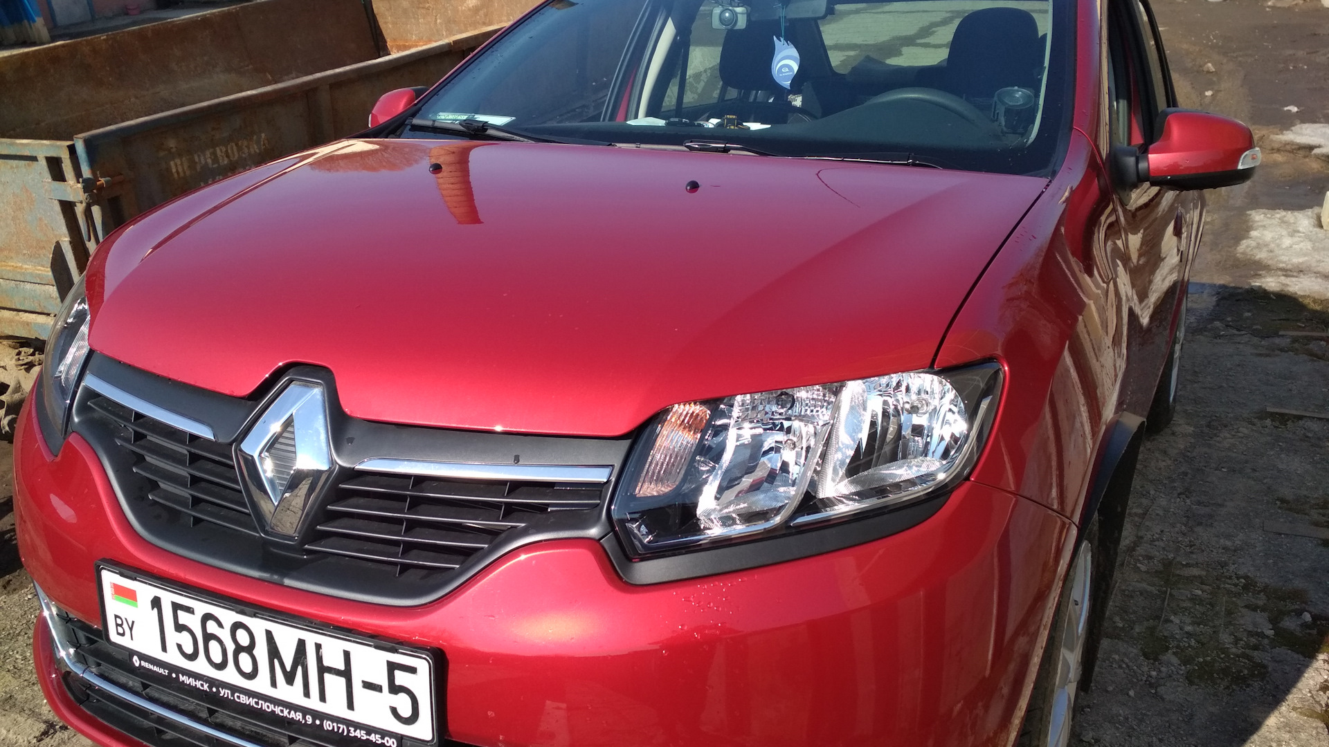 Renault Logan (2G) 1.6 бензиновый 2017 | Red Devil на DRIVE2