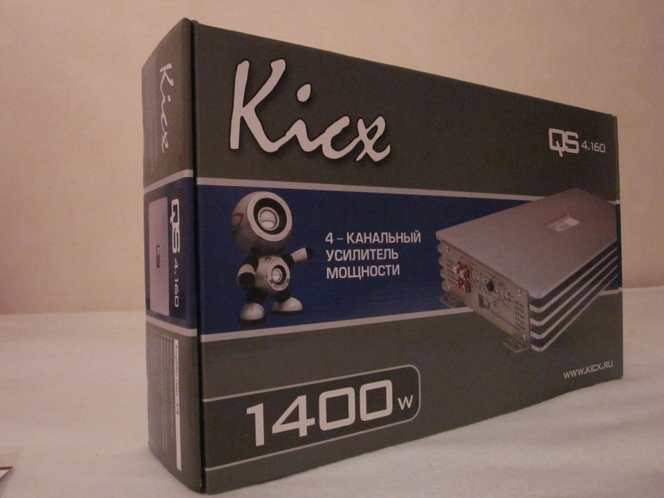 Часть первая. Тема про автозвук продолжается. Усилитель Kicx QS-4.160 — Lada Приора седан, 1,6 л ...
