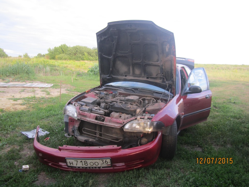 Доработка — Honda Civic (5G), 1,5 л, 1993 года | стайлинг | DRIVE2