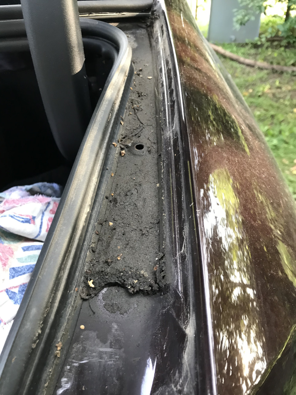 Очередная чистка сливов багажника — Mercedes-Benz C-Class (W204), 1,8 л ...