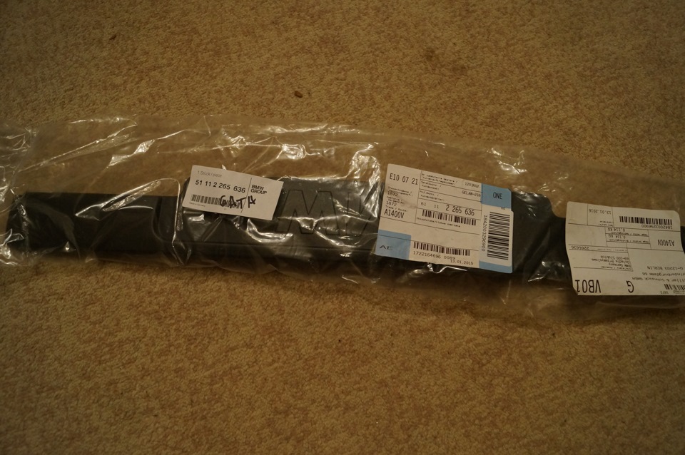 Планка под номер — BMW M3 Convertible (E36), 3,2 л, 1997 года ...