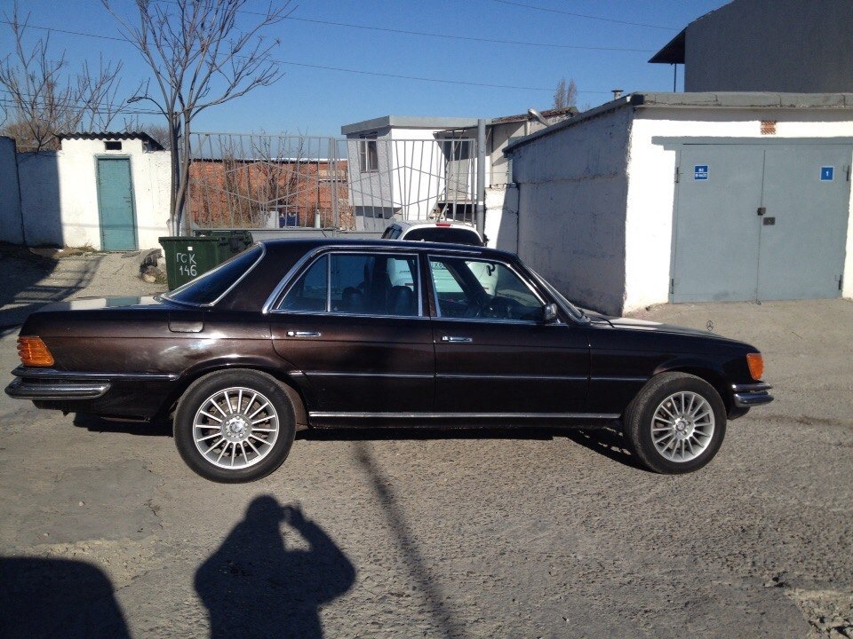 Передвигаемся своим ходом)) — Mercedes-Benz S-Class (W116), 2,8 л, 1975 ...