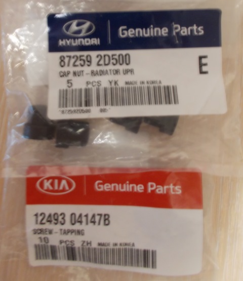 1249304147B ВИНТ-САМОРЕЗ D=12MM KIA HYUNDAI | Запчасти на DRIVE2