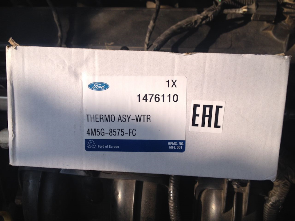 Замена термостата не помогла — Ford C-Max I, 1,8 л, 2004 года | своими ...