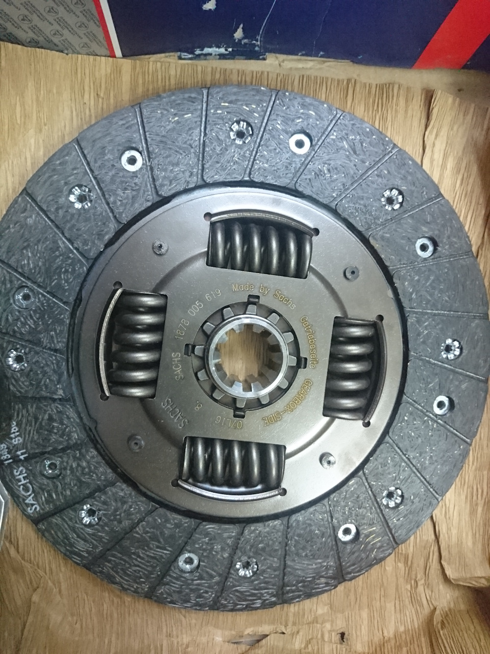 1878005 Диск сцепления ГАЗ-3302 дв.CUMMINS ISF 2.8 SACHS GAZ | Запчасти ...