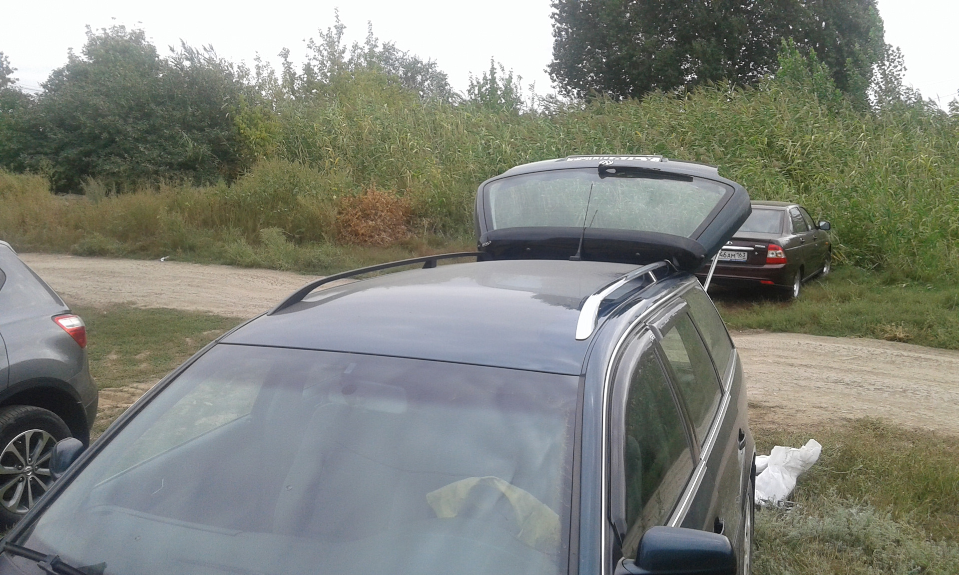 Рейлинги (хром) — Volkswagen Passat Variant (B5), 1,9 л, 2001 года ...
