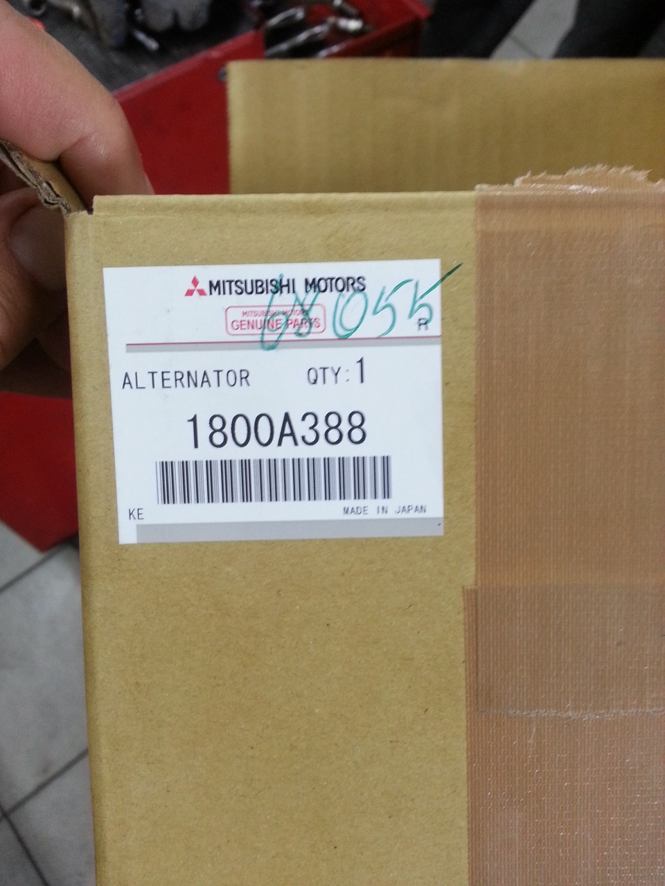 Генератор — Mitsubishi Outlander (3G), 2,4 л, 2013 года | визит на ...