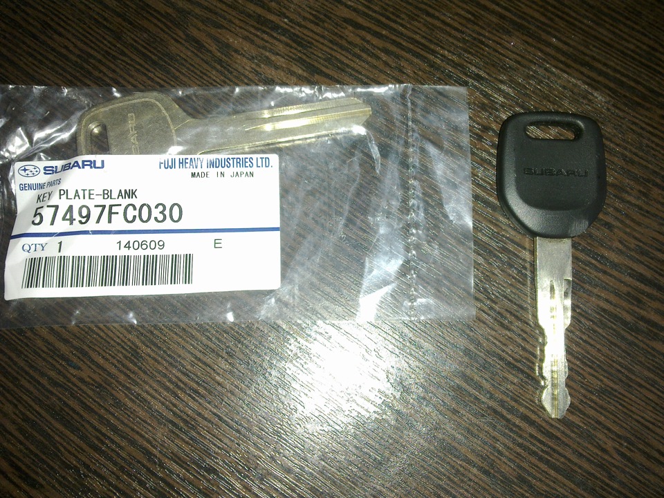57497FC030 Заготовка болванка ключа SUBARU | Запчасти на DRIVE2