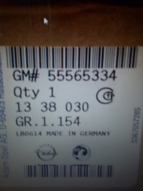 1338030 Термостатический регулируемый клапан системы охлаждения Opel ...