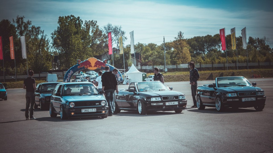 Видео по дороге с Vw Audi Fest 2014 — Audi Cabriolet B4 1 8 л 1997
