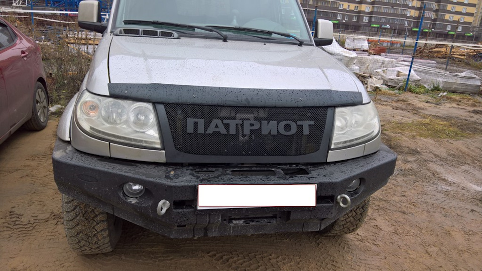 Решётка от Компания Хром-Тюнинг Новосибирск — УАЗ Patriot, 2,7 л, 2014 ...