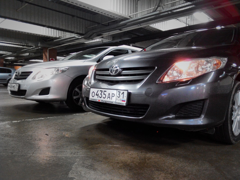 Желтые KOITO в габариты — Toyota Corolla (140/150), 1,4 л, 2008 года ...