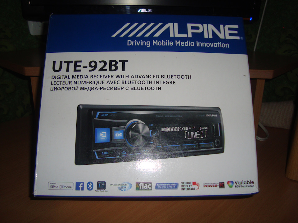 ALPINE UTE-92BT — Lada 21104, 1,6 л, 2012 года | автозвук | DRIVE2