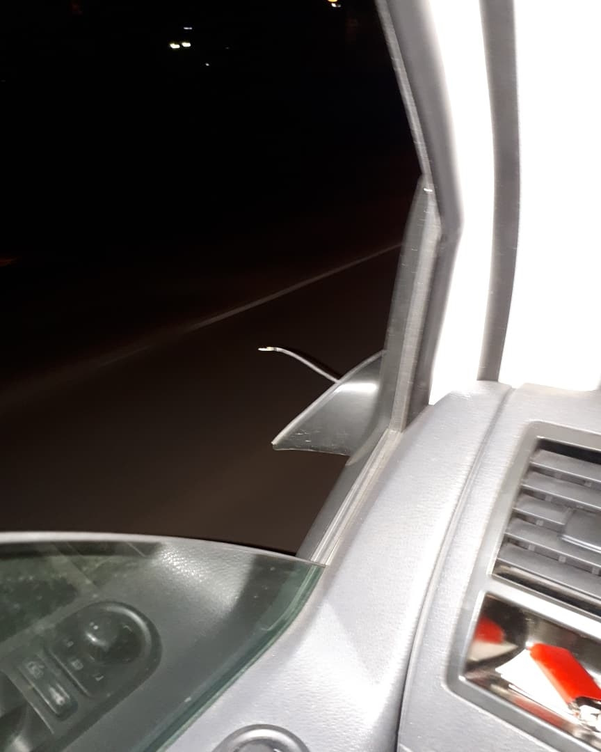 Зеркало заднего вида прощай — Volkswagen Transporter T5, 2 л, 2010 года ...