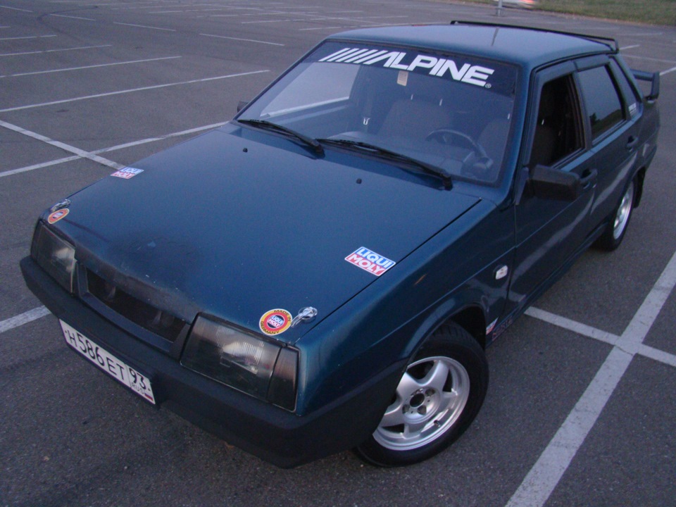 Photoshoot (vol.1) — At sunset — Lada 21099, 1,6 л, 1999 года ...