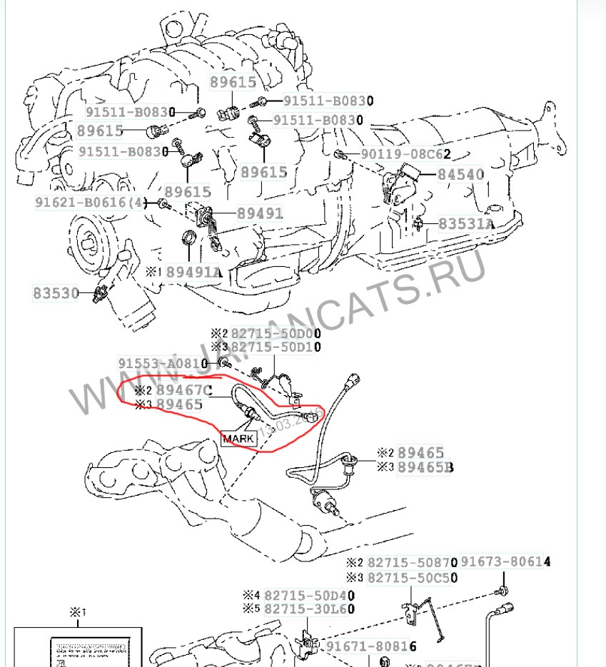 Неприятность P0051 Oxygen A/F Sensor Heater — Lexus LS (USF40/41), 4,6 ...