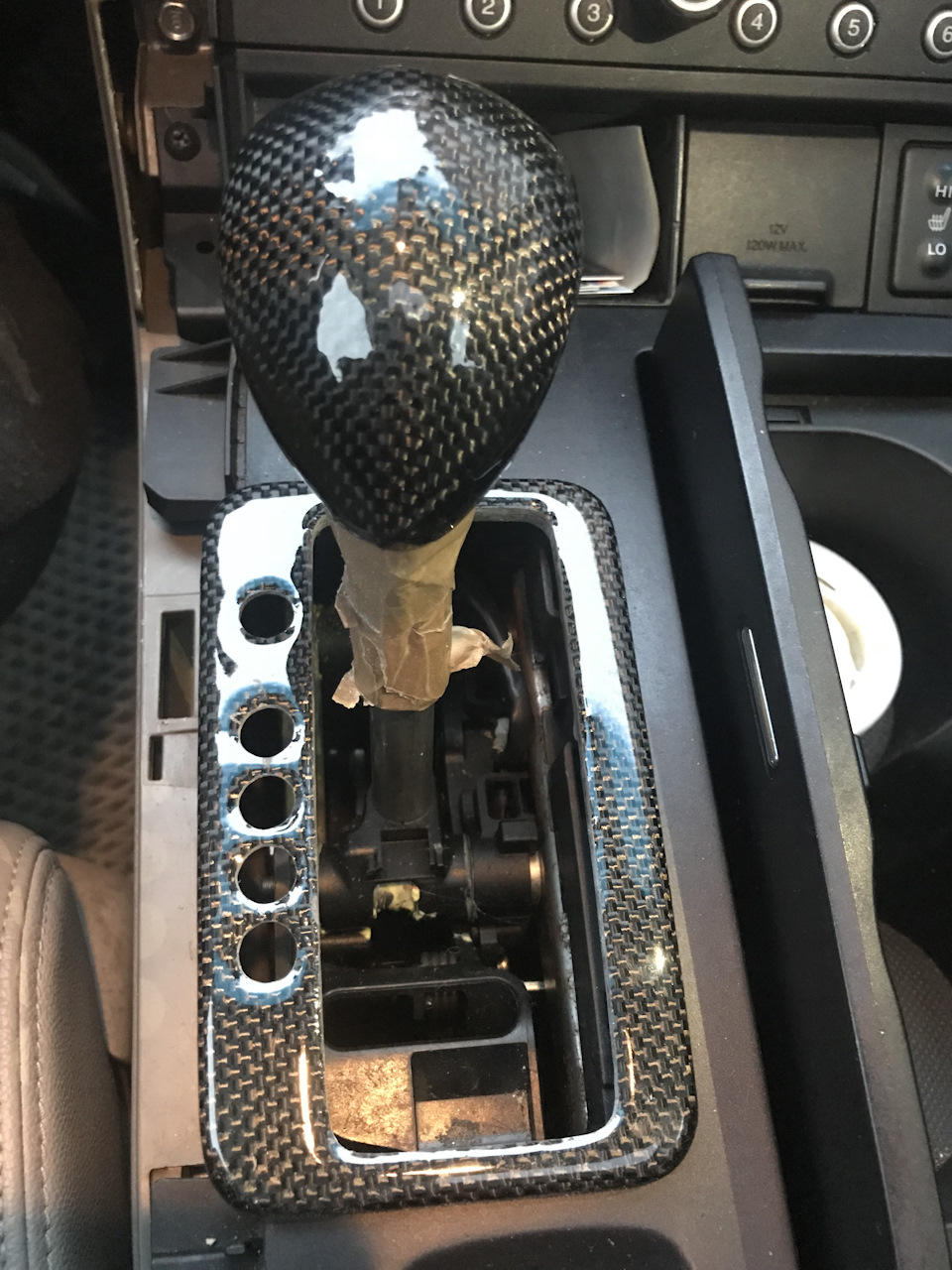 Ручка АКПП в карбон — Acura RDX (1G), 2,3 л, 2008 года | стайлинг | DRIVE2