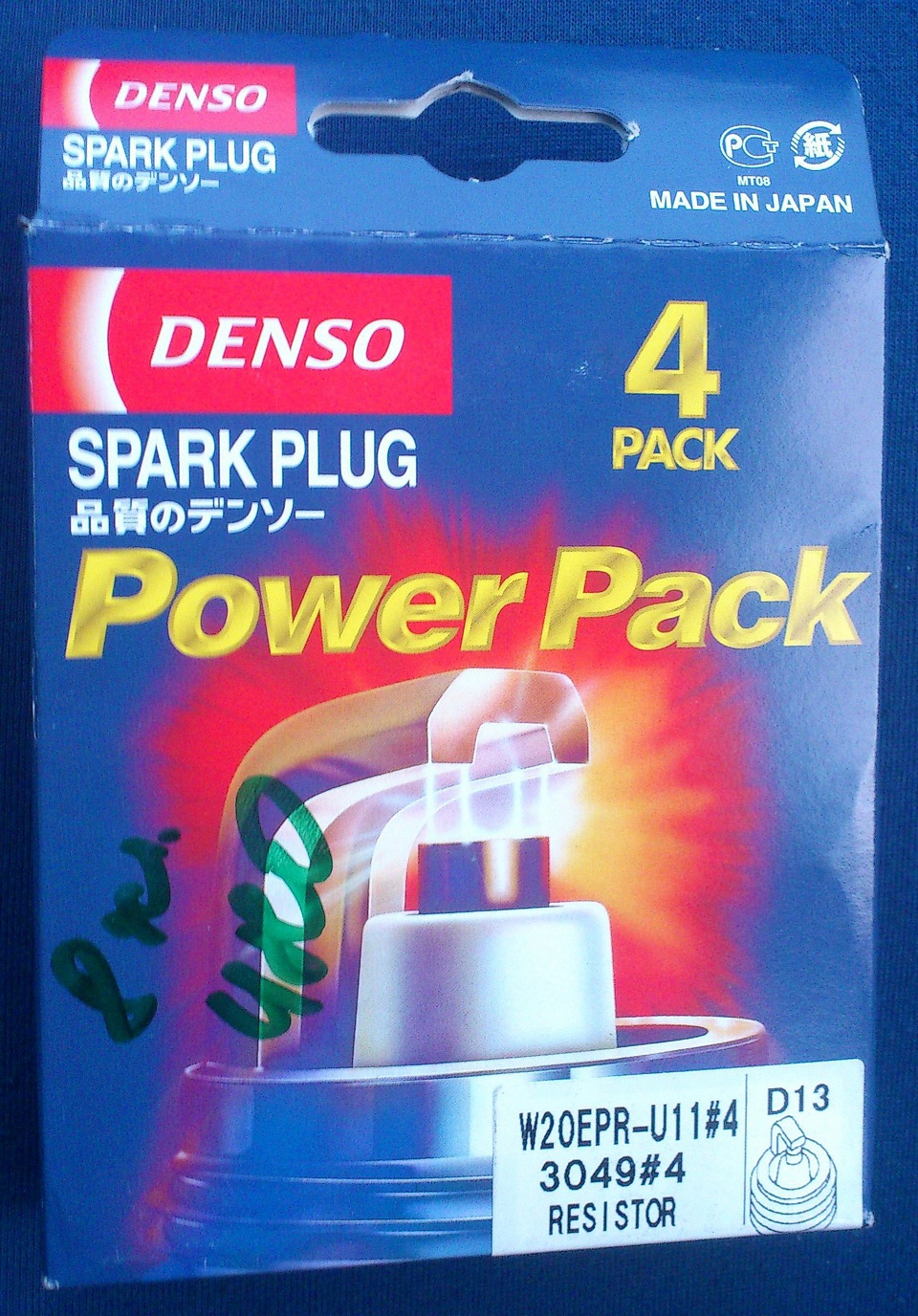 W20EPRU11 Свеча зажигания 4824 DENSO | Запчасти на DRIVE2