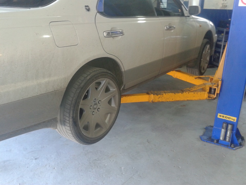 катанули арочки или подготовка к занижению! — Nissan Leopard (JY33), 4 ...