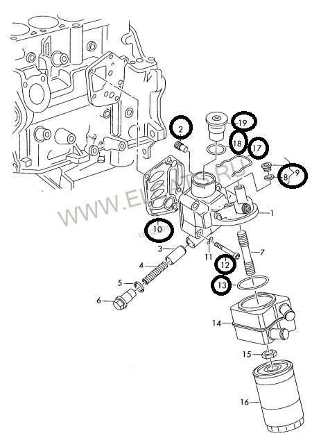 Замена масляного поддона и кронштейна масляного фильтра — Audi A4 (B6 ...