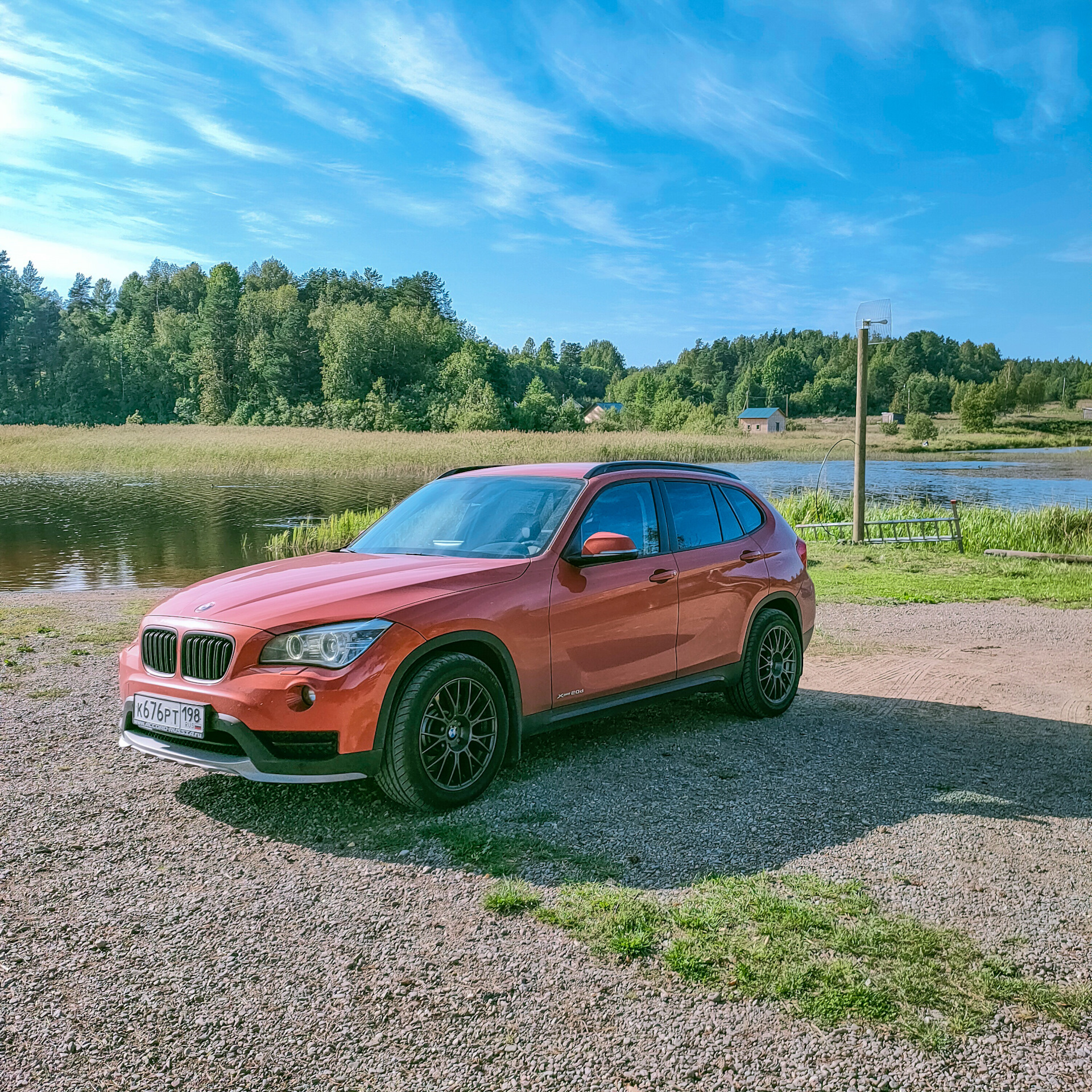 Губа/юбка и решетка радиатора — BMW X1 (E84), 2 л, 2012 года | стайлинг ...