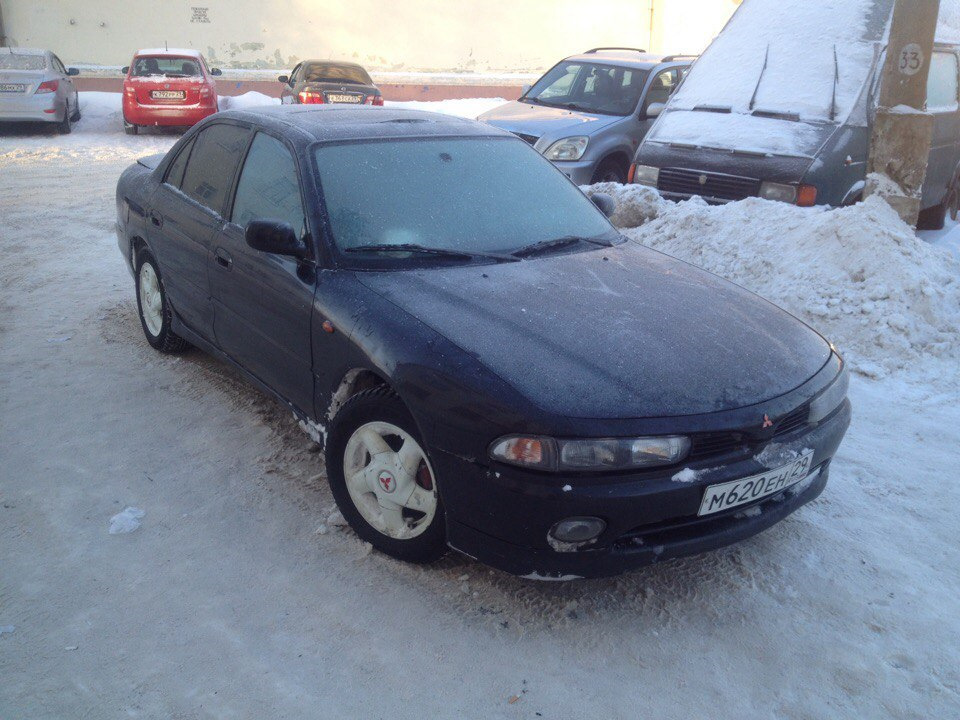 вот и ДТП — Mitsubishi Galant (7G), 1,8 л, 1994 года | ДТП | DRIVE2