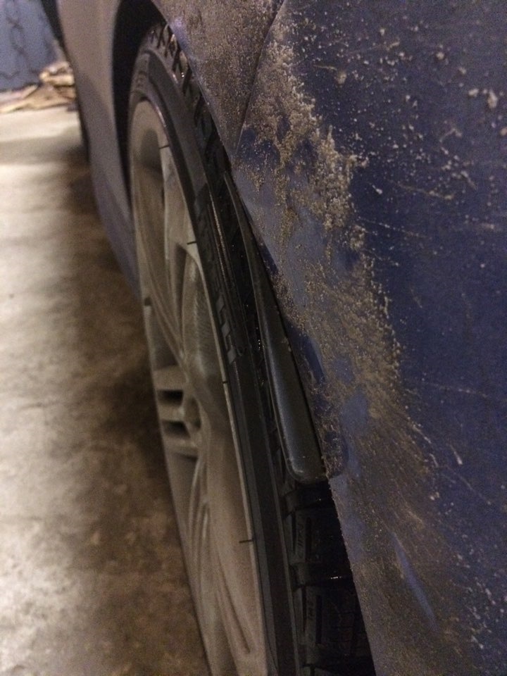 Накладки колесных арок — Volkswagen Golf R Mk6, 2 л, 2011 года ...