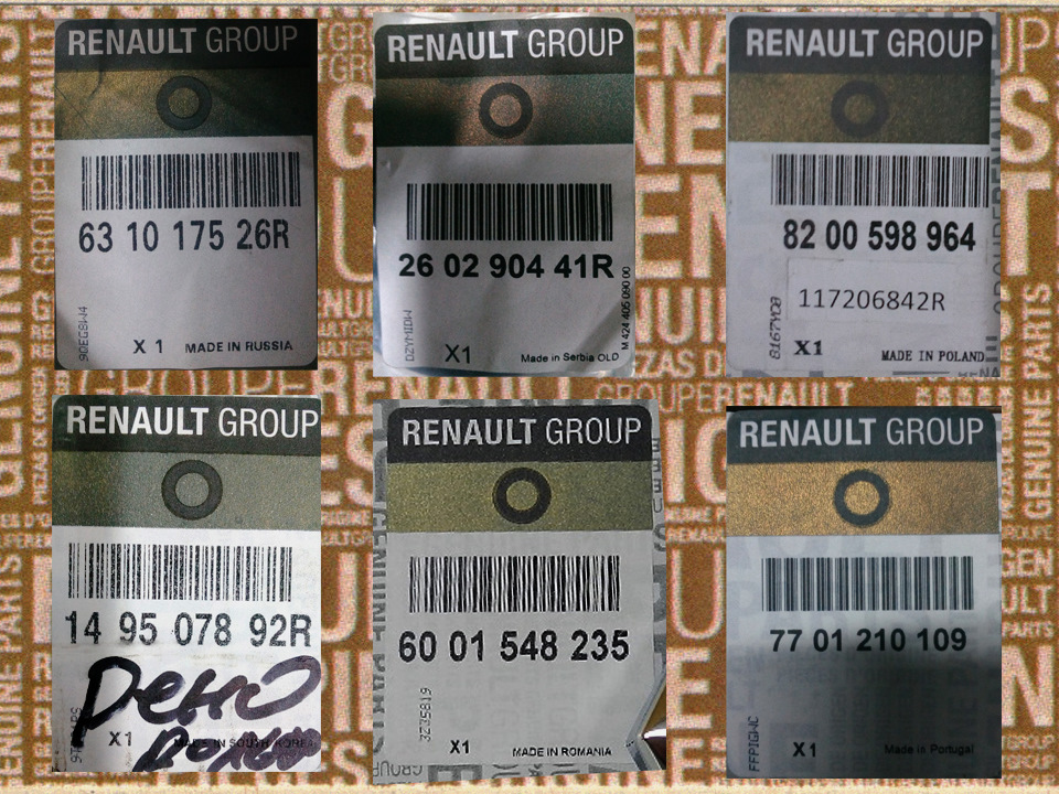 Made in…RENAULT PARTS — Renault Duster (1G), 1,6 л, 2014 года ...