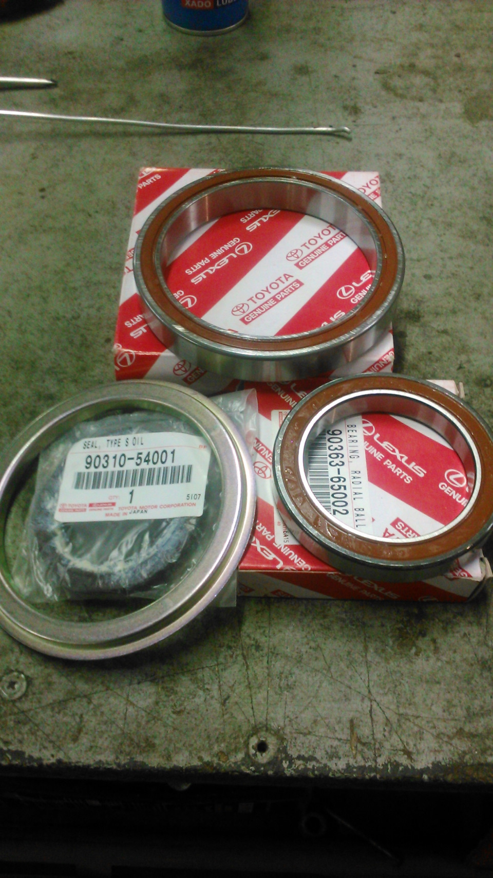 9036365002 Подшипник муфты заднего редуктора (малый) TOYOTA COROLLA 00 ...