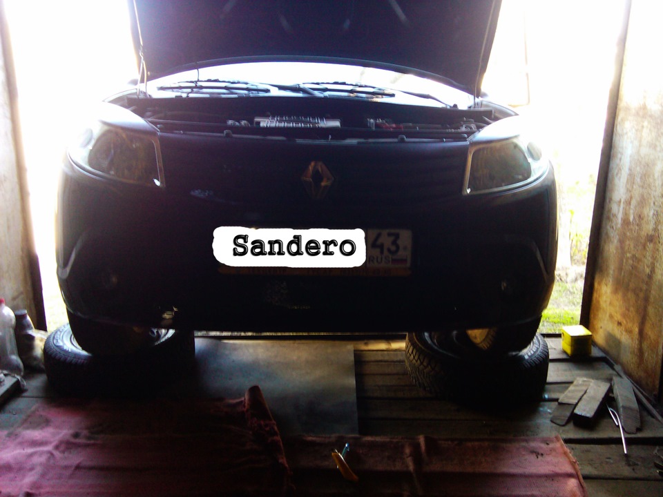 птф освар — Renault Sandero 1G, 1,4 л, 2014 года | стайлинг | DRIVE2