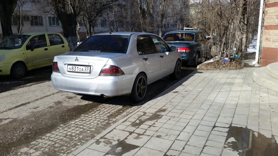 Volk Racing EMU 7J*8J r17 — Mitsubishi Lancer IX, 1,3 л, 2004 года ...