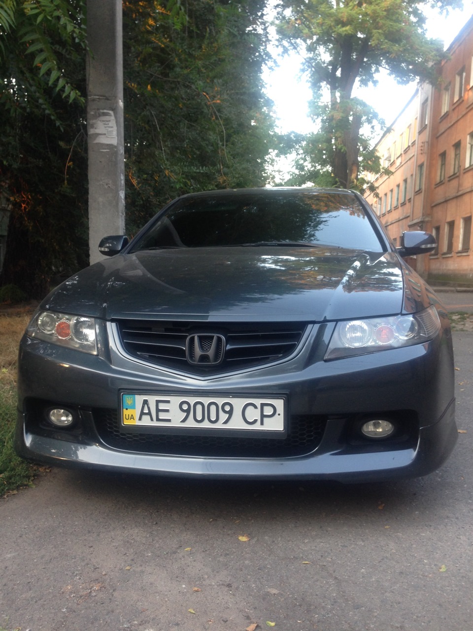 Установка обвеса modulo. — Honda Accord (7G), 2,4 л, 2005 года | тюнинг | DRIVE2