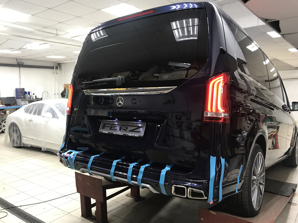 За день до нормальных фото — Mercedes-Benz V-Class (W447), 2,5 л, 2015 ...