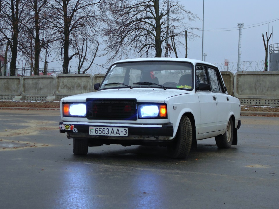 Последние дни осени, поездка после длительного ремонта — Lada 2107, 1,5 л, 1994 года ...