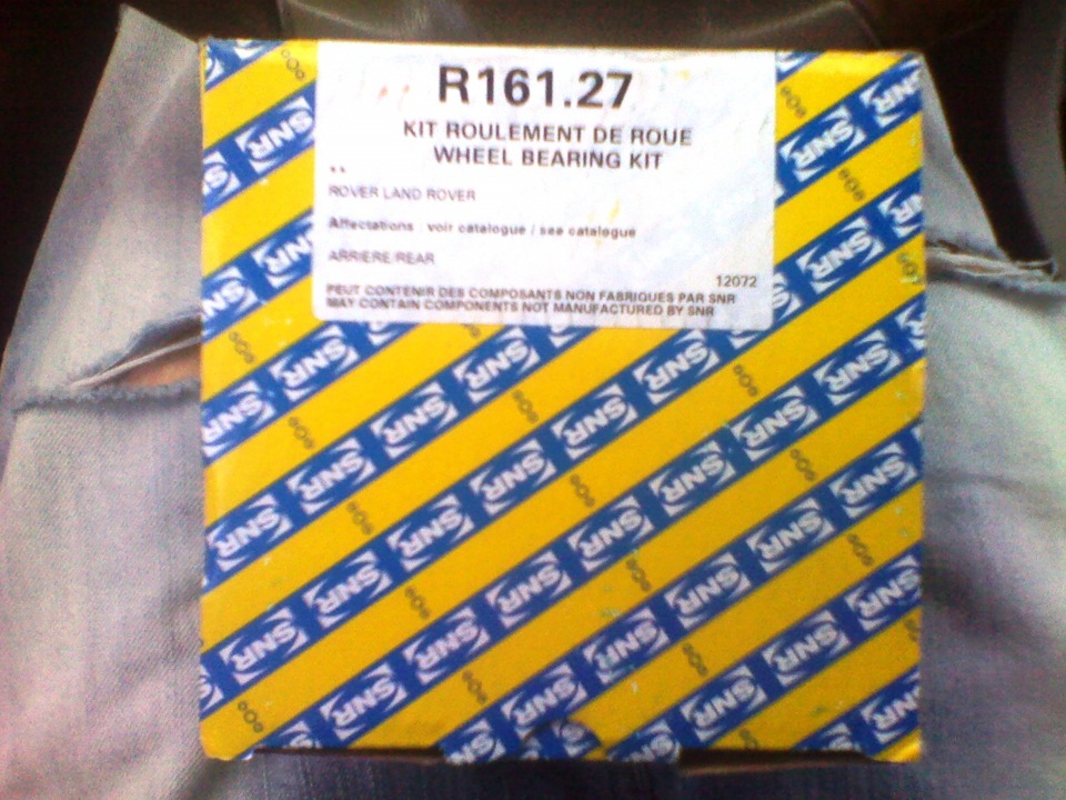 R16127 Подшипник ступичный с ремкомплектом NTN-SNR | Запчасти на DRIVE2