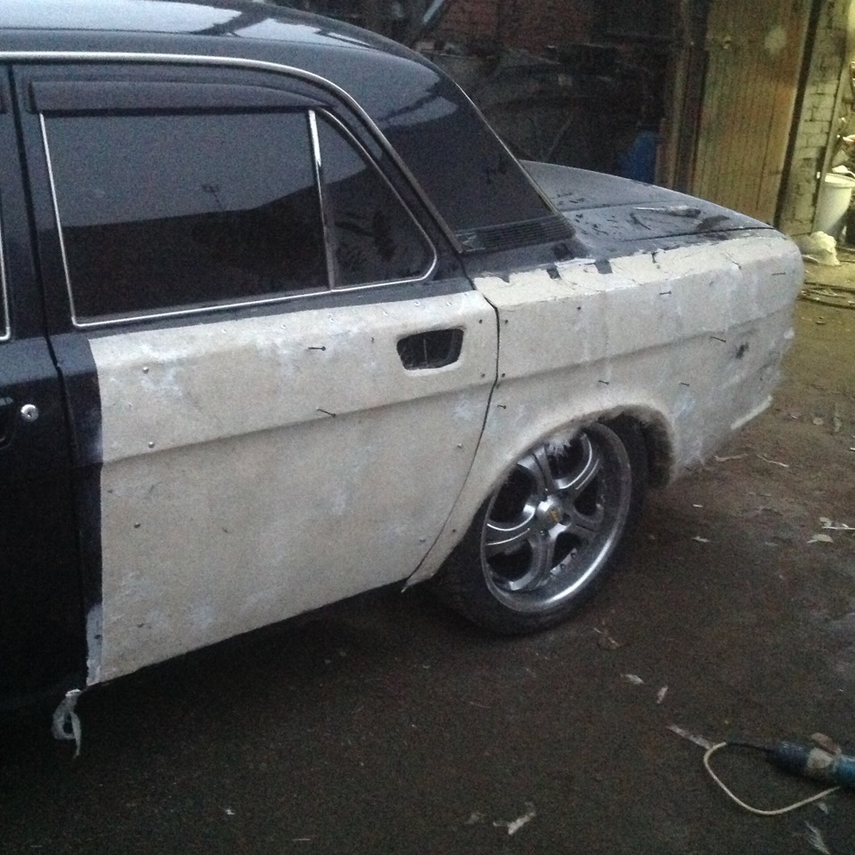 Расширение задних крыльев на 3110 и 31105. — ГАЗ 31105, 3 л, 2008 года | тюнинг | DRIVE2