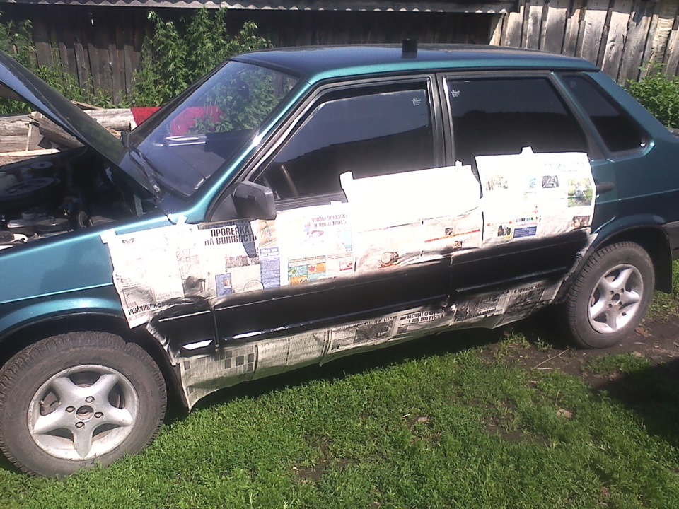 Молдинги. — Lada 21099, 1,6 л, 1997 года | другое | DRIVE2