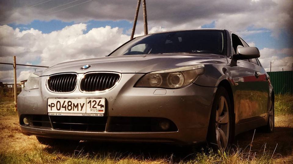 Крышка багажника Е60, замена амортизатора ("колхоз") — BMW 5 series ...