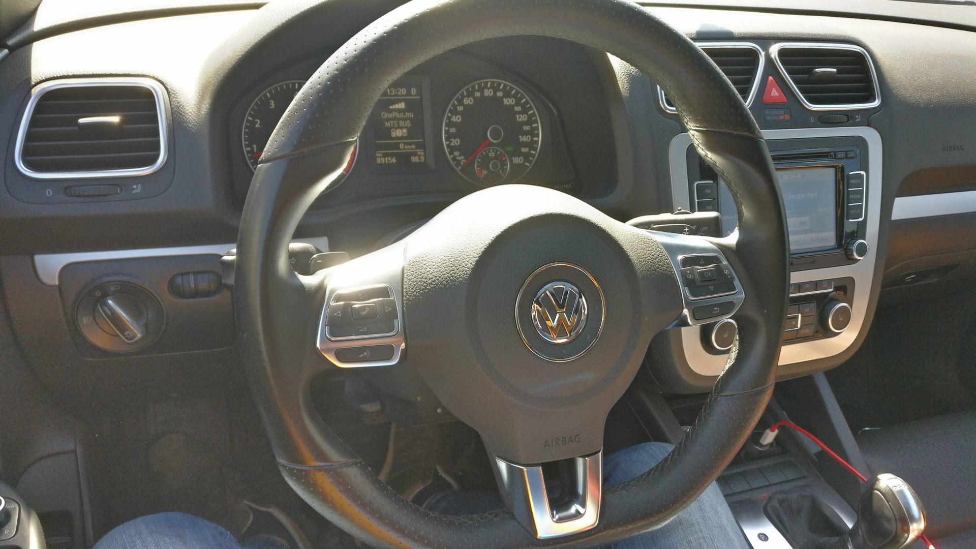 Руль r-line — Volkswagen Eos, 2 л, 2011 года | стайлинг | DRIVE2