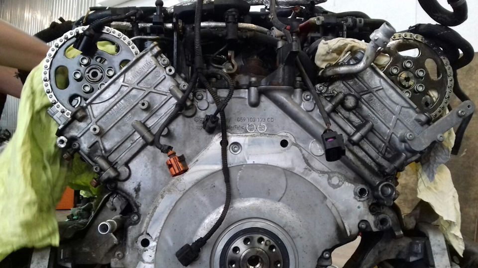 Замена цепи! — Audi Allroad (C7), 3 л, 2012 года | плановое ТО | DRIVE2