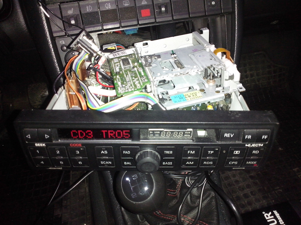 Адаптер Yatour YT-M06 и его подключение к магнитоле Audi Concert Plus — Audi A6 (C4), 2,6 л ...