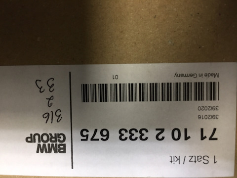 71102333675 Аварийный комплект для шин BMW | Запчасти на DRIVE2