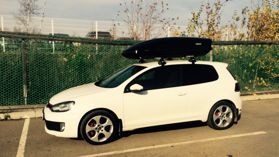 Thule Motion 800 — Volkswagen Golf GTI Mk6, 2 л, 2010 года | аксессуары ...