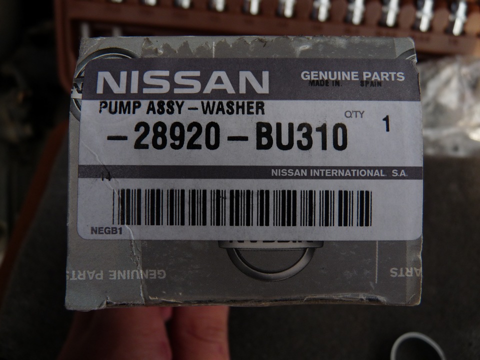 28920BU310 Моторчик омывателя NISSAN INFINITI | Запчасти на DRIVE2