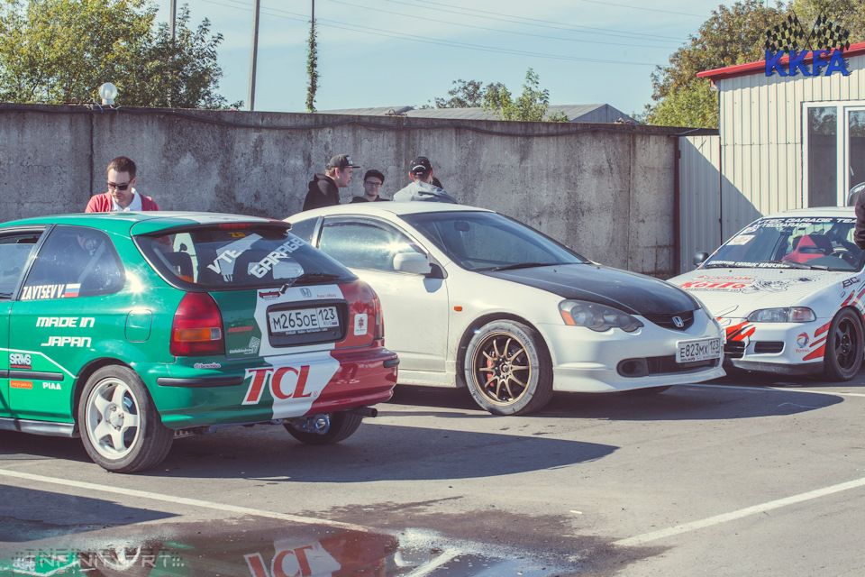 Шестой этап Time Attack KKFA 2016 — Honda Civic Hatchback (6G), 1,6 л, 1998 года | соревнования ...